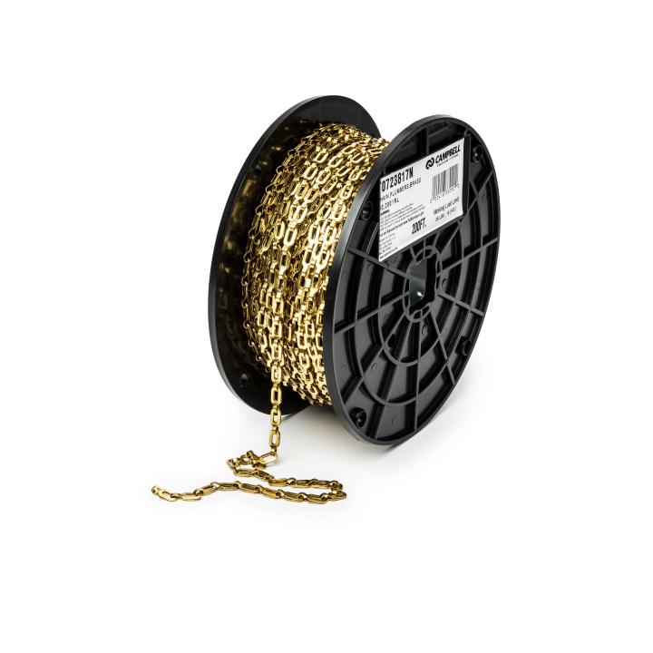 Apex Campbell 1/0 Brass Plumbers Chain Bright 200' per Reel - Taos, NM ...